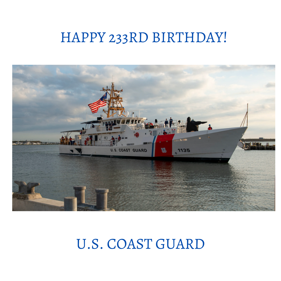 HAPPY 233RD BIRTHDAY U.S. COAST GUARD – {HEART'S, FOREVER!}